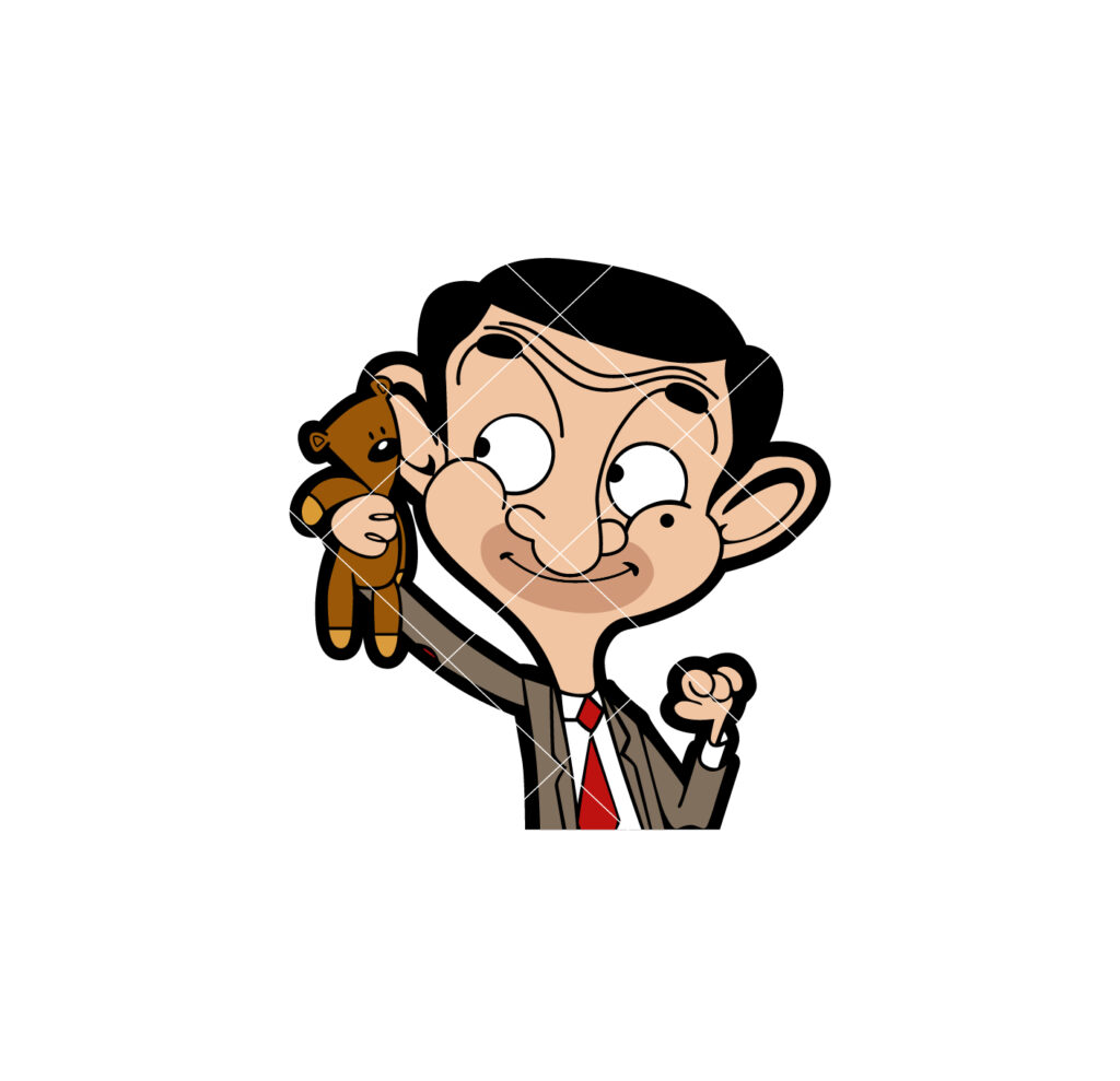 Mr.Bean Vector Cartoon Character Design - Design Shop by AquaDigitizing