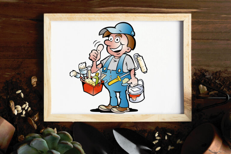 Thumps Up Man Cartoon Vector - Design Shop by AquaDigitizing