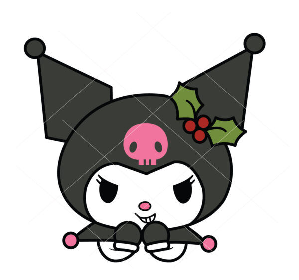 Kuromi Christmas Vector - Design Shop by AquaDigitizing