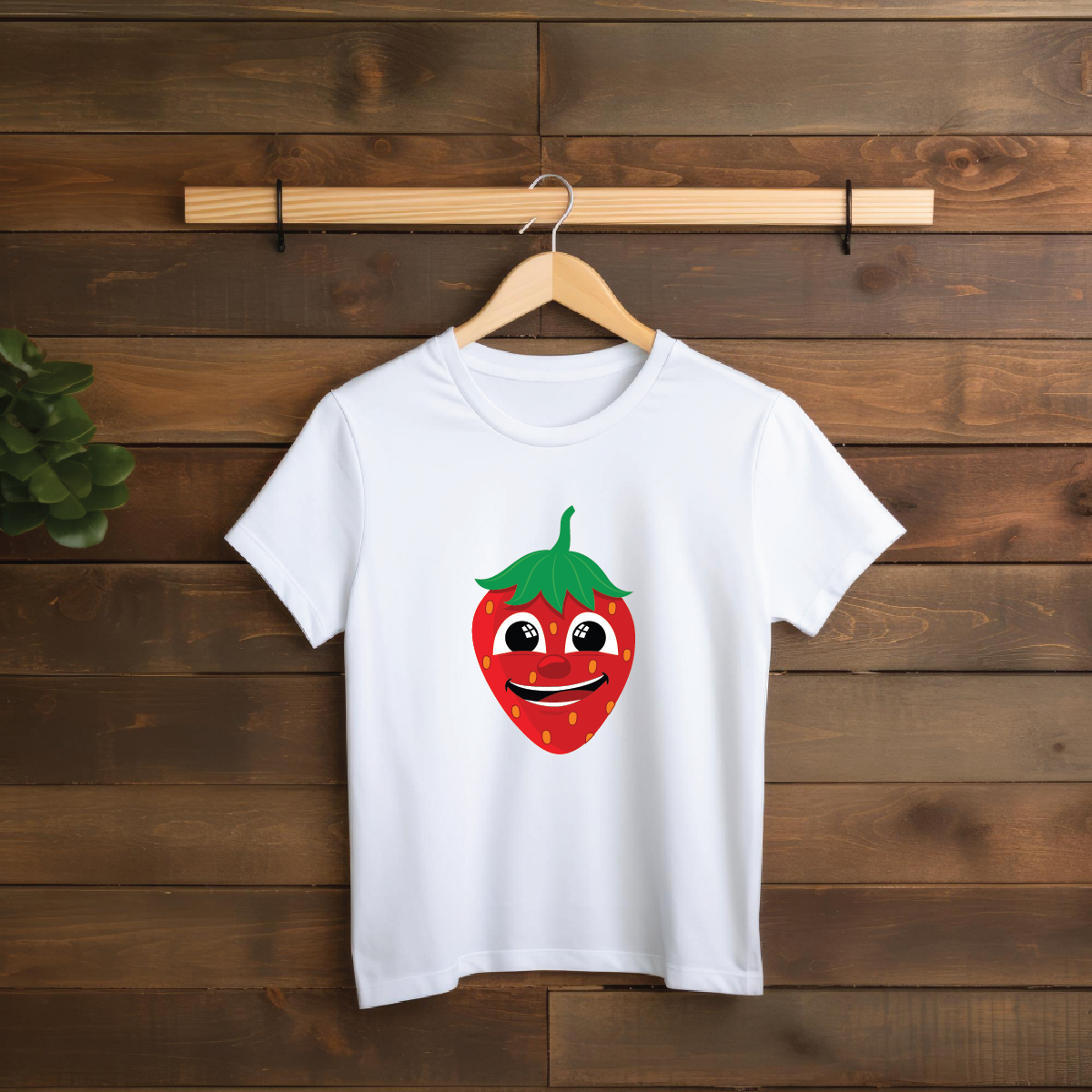 Strawberry Cartoon Vector File - Design Shop by AquaDigitizing