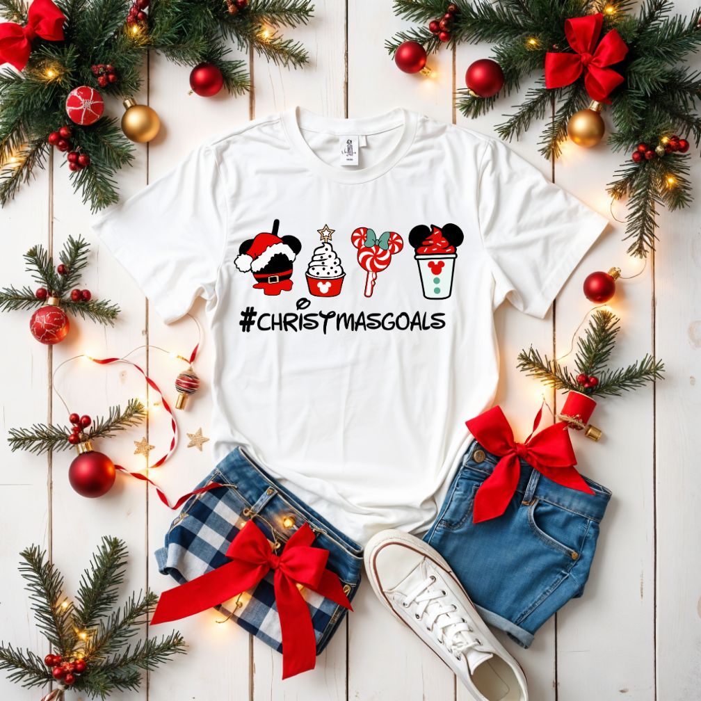 Mickey Christmas Snacks Vector Christmas Goals Vector - Design Shop by ...