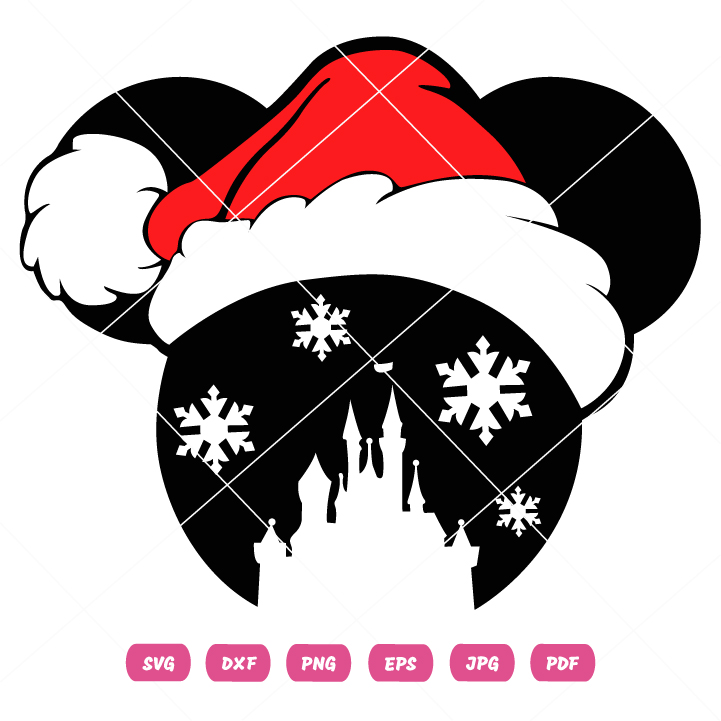 Mickey Santa Vector - Design Shop by AquaDigitizing