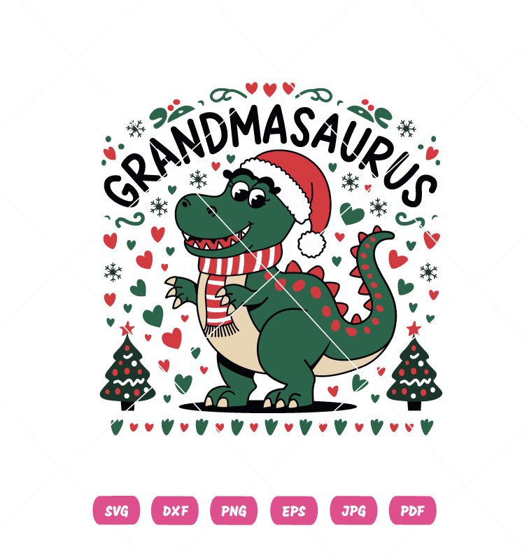 GrandMaSaurus Vector - Design Shop by AquaDigitizing